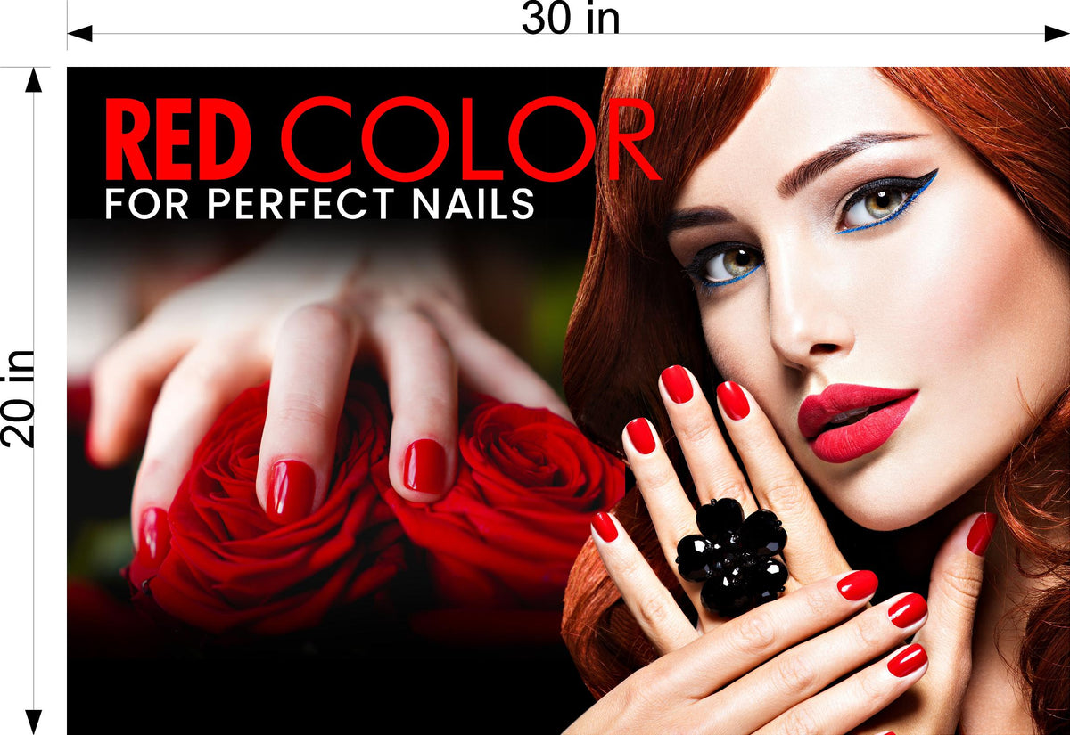 Salon 20 Window Decal Interior/Exterior Nails | NAILSIGNS.com – Nail Signs