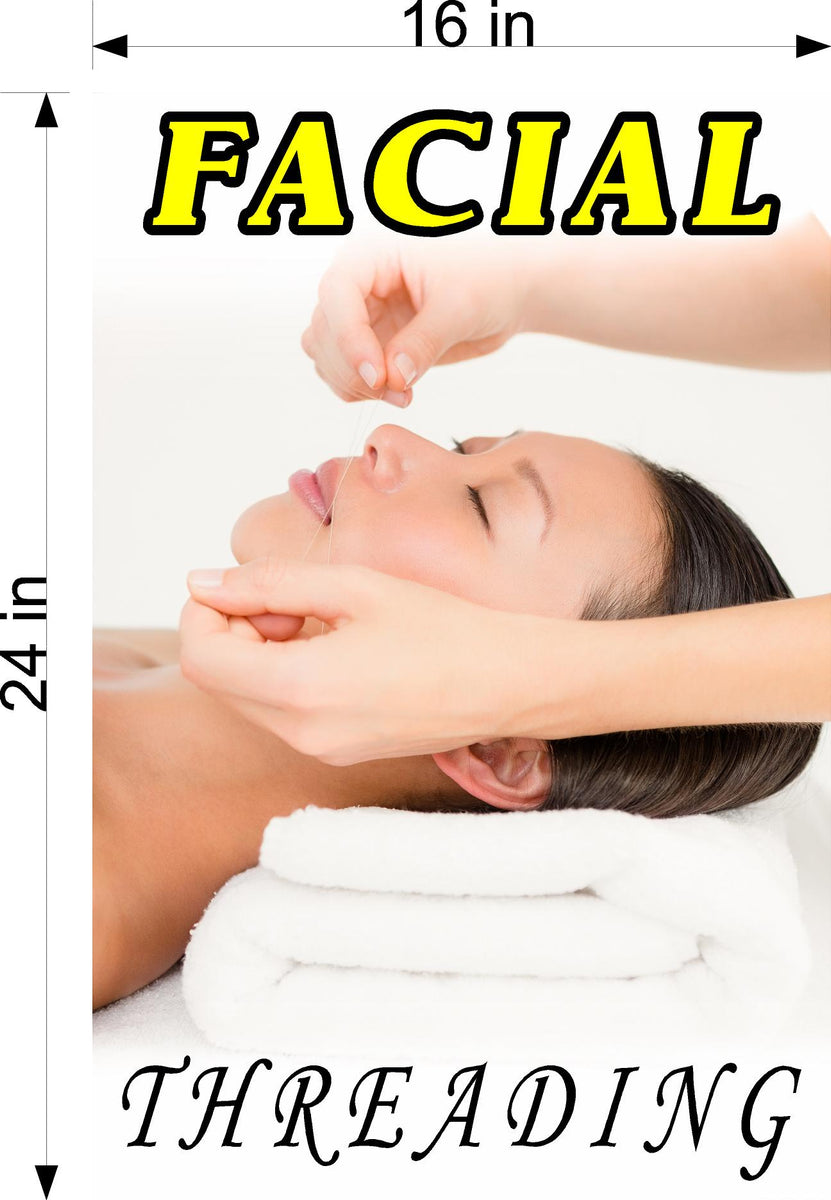 Eyebrows 18 Threading Vertical Wallpaper Poster Decal | NAILSIGNS.com ...