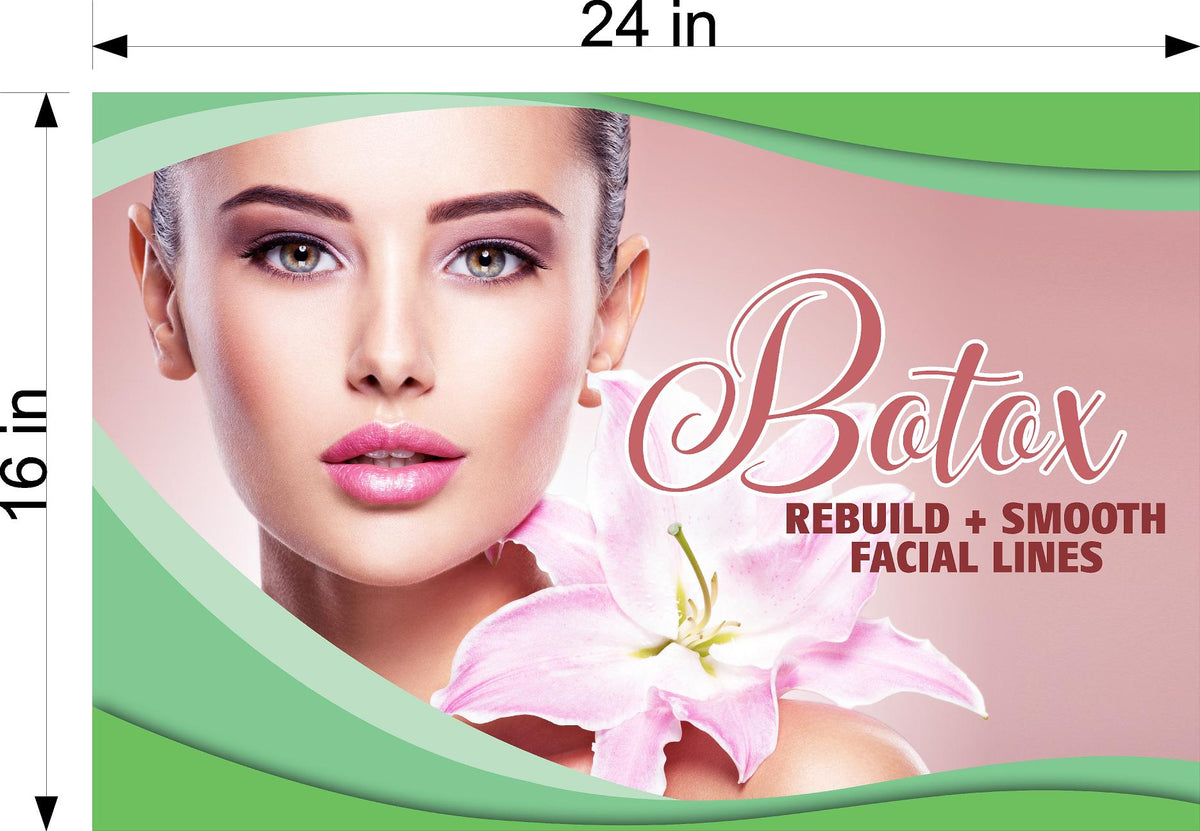 Botox 19 Wallpaper Decal Poster Horizontal | NAILSIGNS.com – Nail Signs