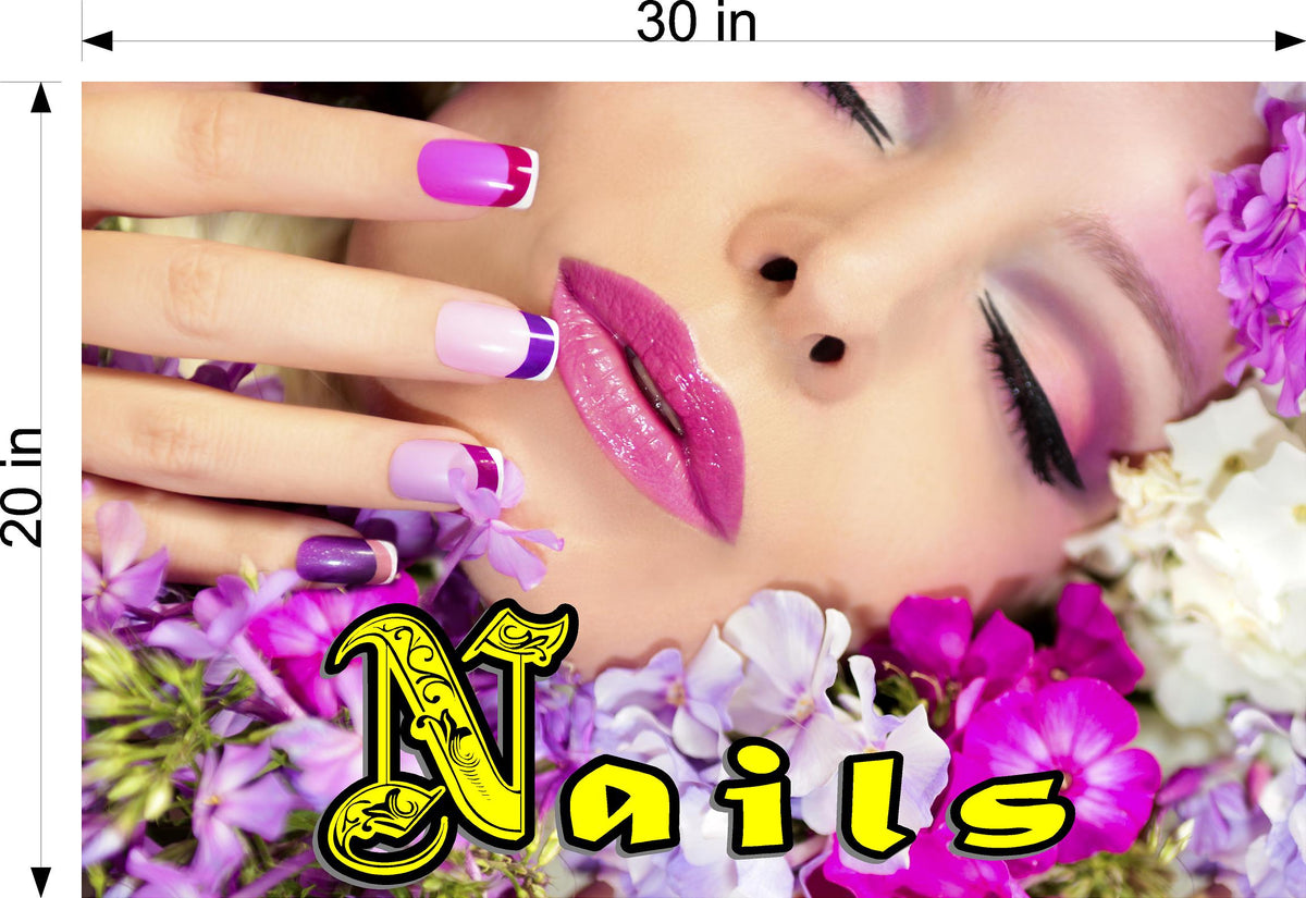 Nails 18 Horizontal Photo-Realistic Paper Poster | NAILSIGNS.com – Nail ...