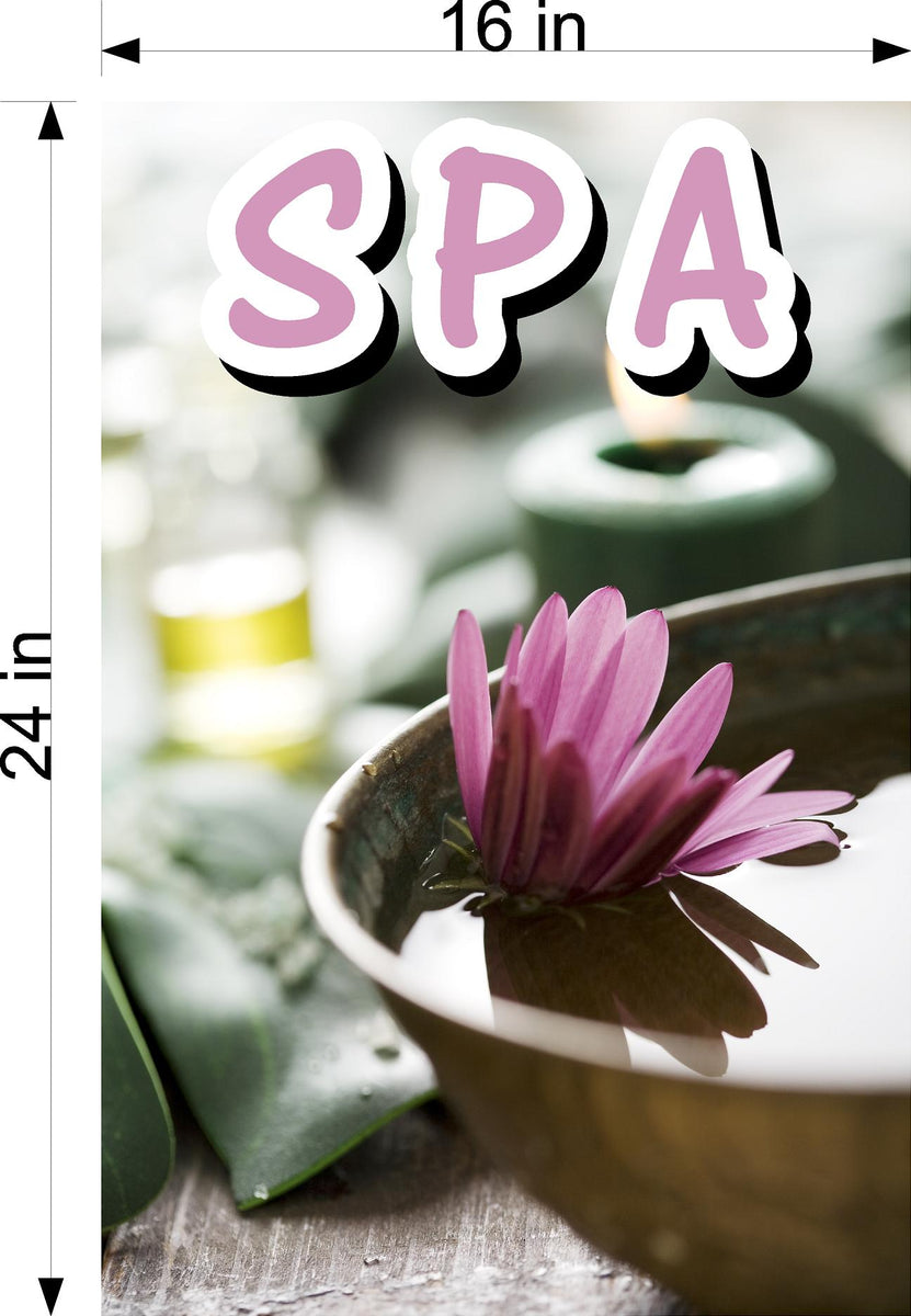 Spa 05 Vertical Wallpaper Poster Decal | NAILSIGNS.com – Nail Signs