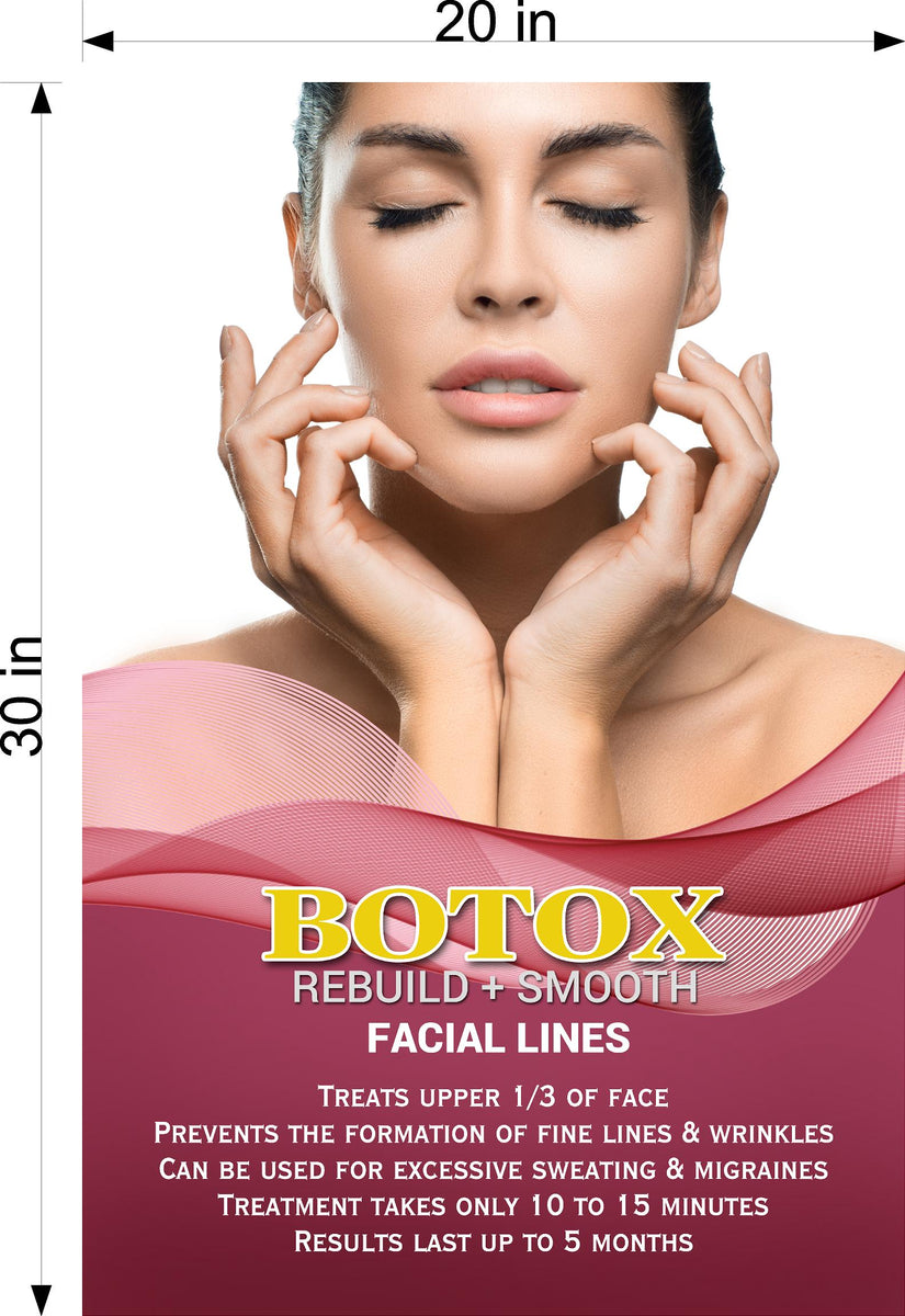 Botox 11 Photo-Realistic Paper Poster Sign Vertical | NAILSIGNS.com ...