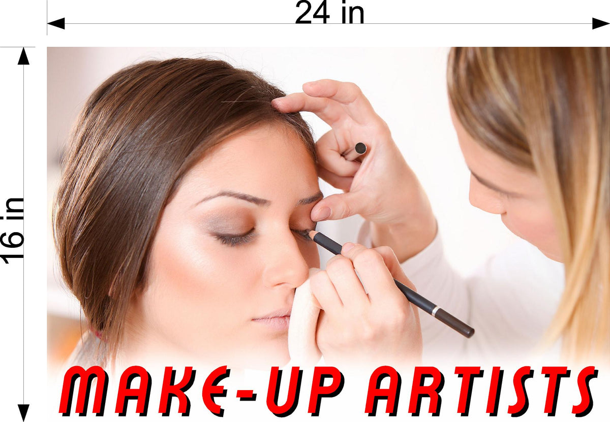 Make-Up 09 Photo-Realistic Paper Poster Artist Service | NAILSIGNS.com ...