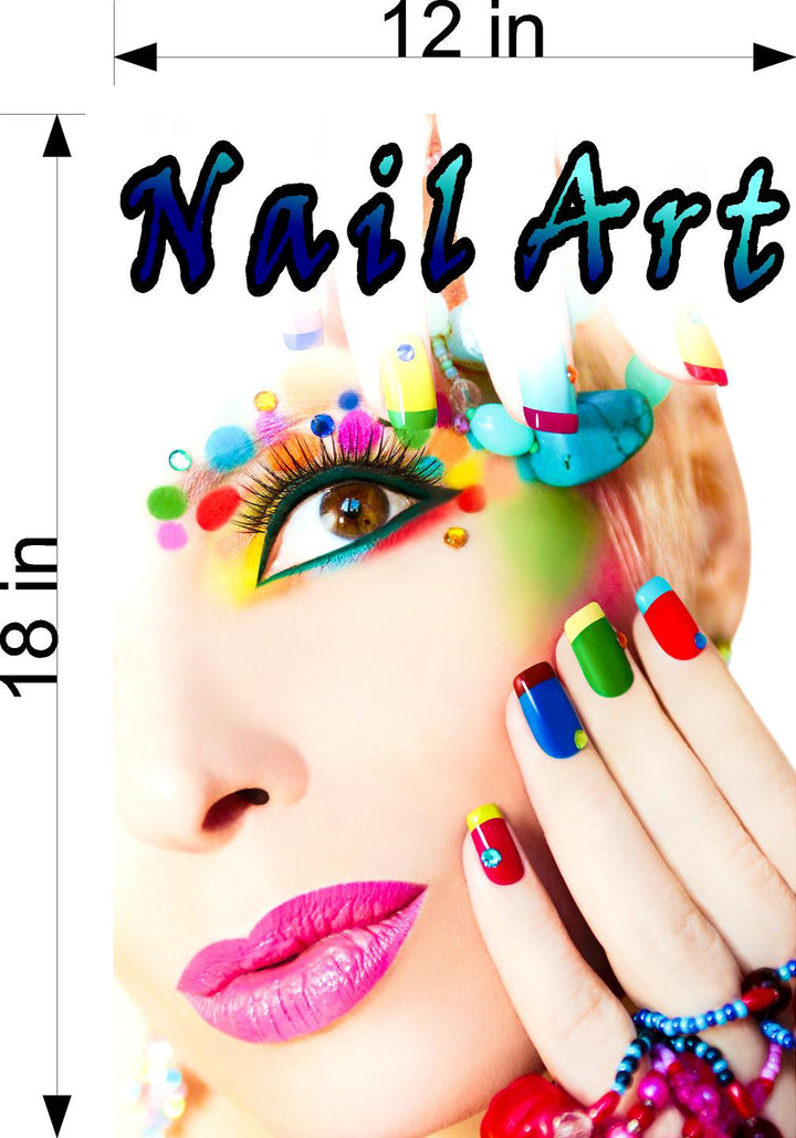 Nail Art 03 Vertical Wallpaper Poster Decal | NAILSIGNS.com – Nail Signs