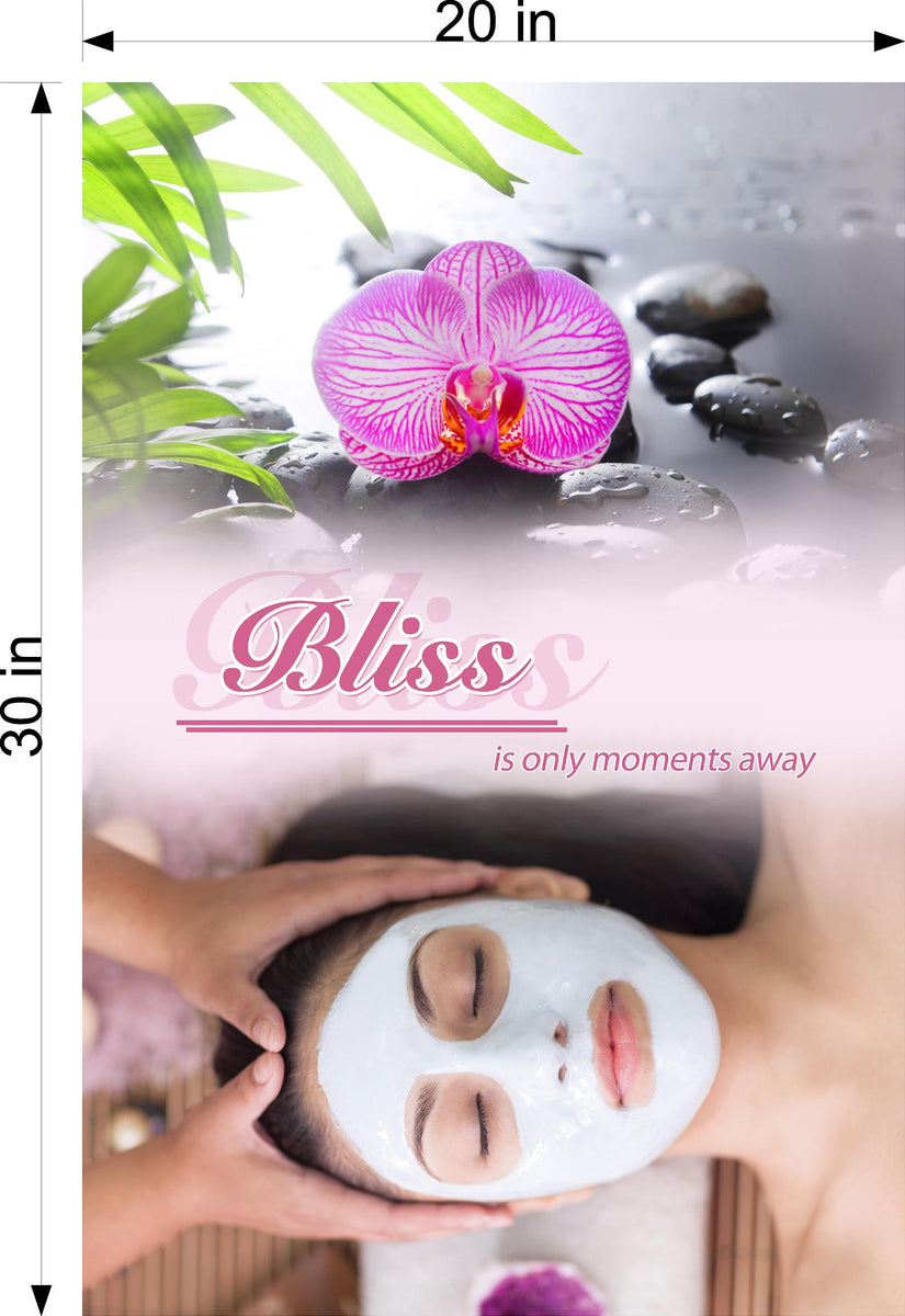 Spa 35 Vertical Perforated See Through Window Sign | NAILSIGNS.com ...